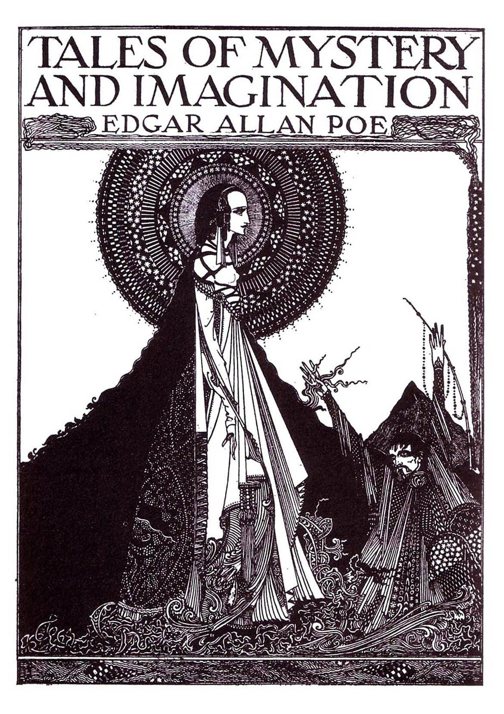 EDGAR ALLAN POE PRINT: Vintage Book Cover Art Poster – Pimlico Prints