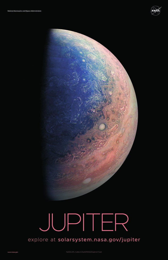 NASA JUPITER POSTERS: Solar System Series Wall Prints – Pimlico Prints