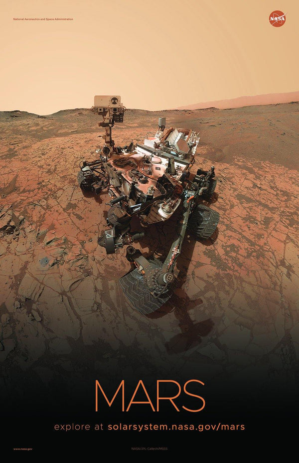 NASA MARS POSTERS: Solar System Series Red Planet Prints – Pimlico Prints