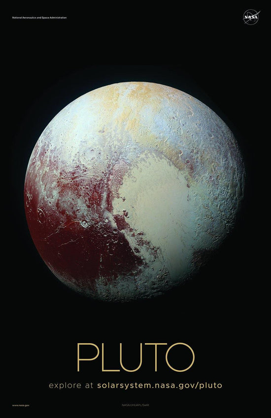 NASA PLUTO POSTERS: Solar System Series – Pimlico Prints