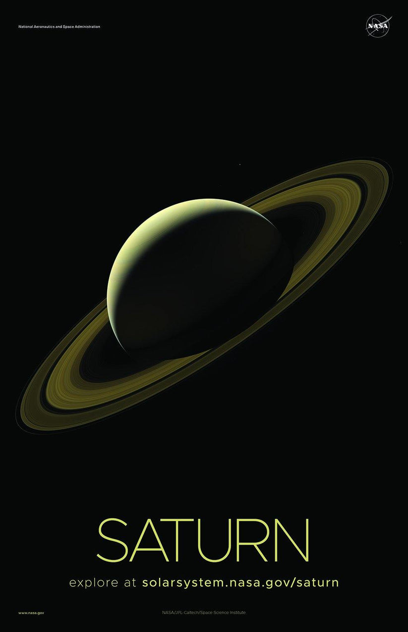 NASA SATURN POSTERS: Solar System Series – Pimlico Prints